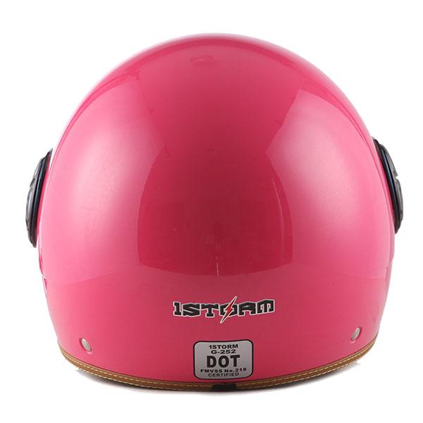 1Storm Motocycle Scooter Bike Open Face/Half Face Helmet Classic: HG25 ...