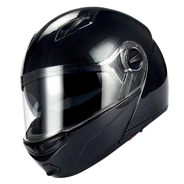 1Storm Commander Motorcycle Modular Full Face Helmet Flip up Dual Viso ...